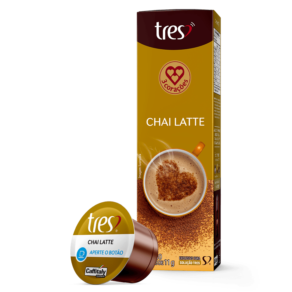 Cápsula Chai Latte TRES 3 Corações | Cafés e Cápsulas